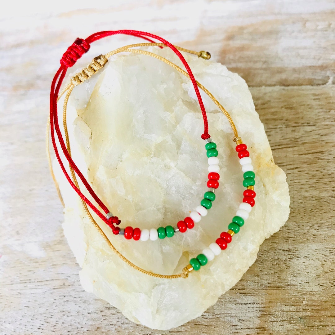 Pulsera Mexicana, Manilla de Mexico, Bandera Mexicana, Tobillera ...