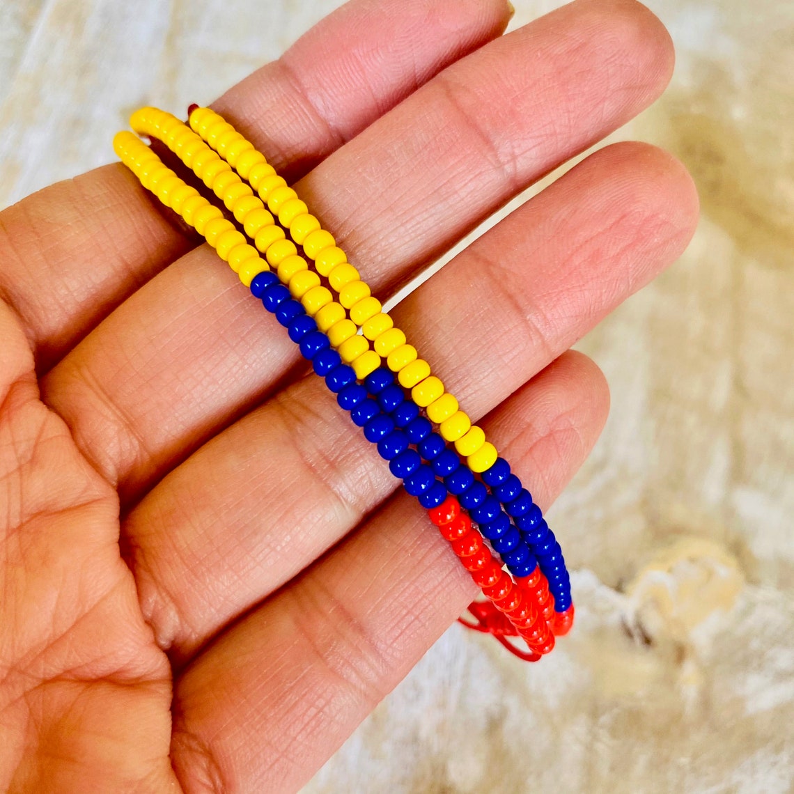 Colombian Bracelet /colombian Flag Bracelet /soccer Bracelet/ | Etsy