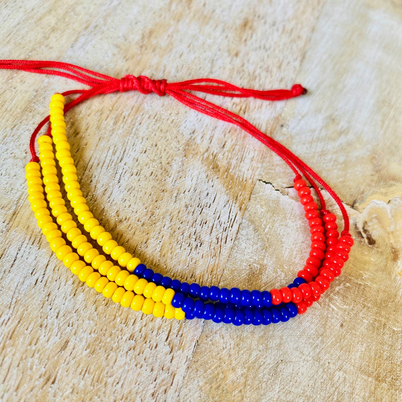 Colombian Bracelet /colombian Flag Bracelet /soccer Bracelet/ - Etsy