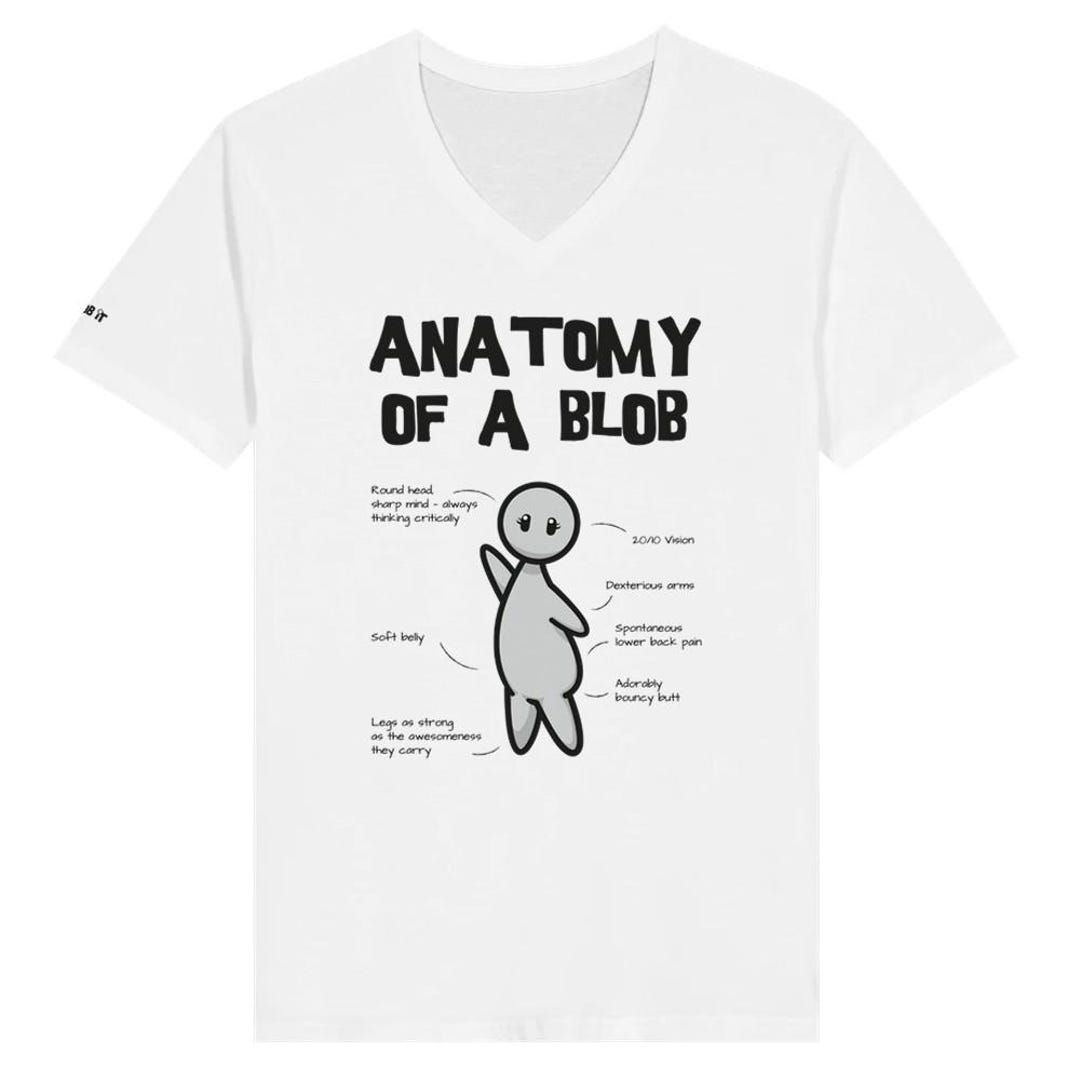 Anatomy of a Blob - Premium Unisex T-shirt With V-neck - Etsy