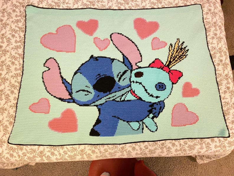 Stitch Hugging Scrum Crochet Graphgan Graph - Etsy