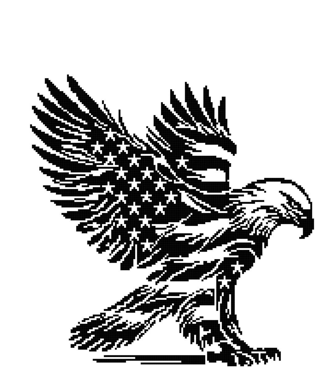 American Eagle Crochet Graphgan Graph - Etsy