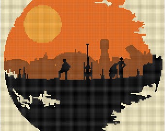 Star Wars Sphere Crochet Graphghan Graph - Etsy