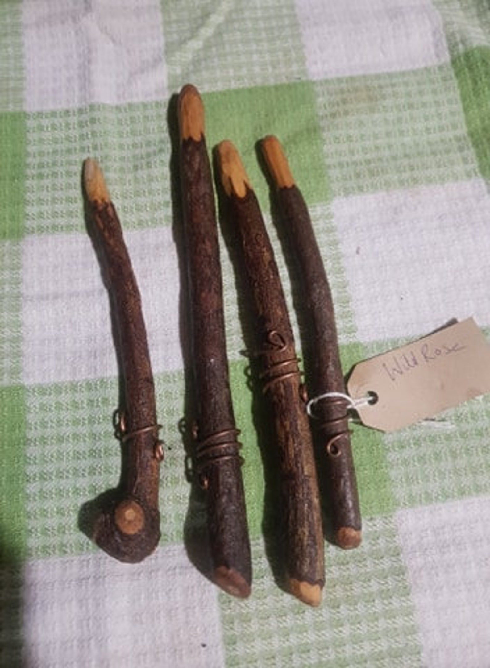 Welsh Witch Celtic Fey Wild Rose Wand. - Etsy