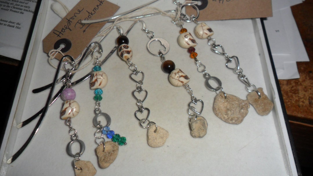 Welsh Witch Hagstone Bookmarks for Wisdom and Protection - Etsy