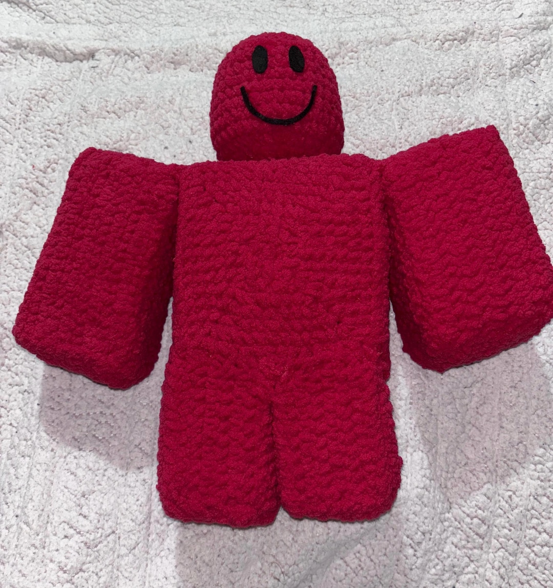 Handmade Roblox-inspired Plush Toy | Soft Roblox-inspired Amigurumi ...