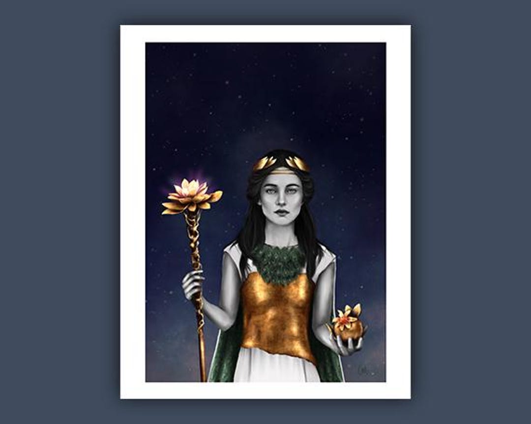 HERA Mythology Fantasy Illustration Art Print Home Decor Gift Idea - Etsy