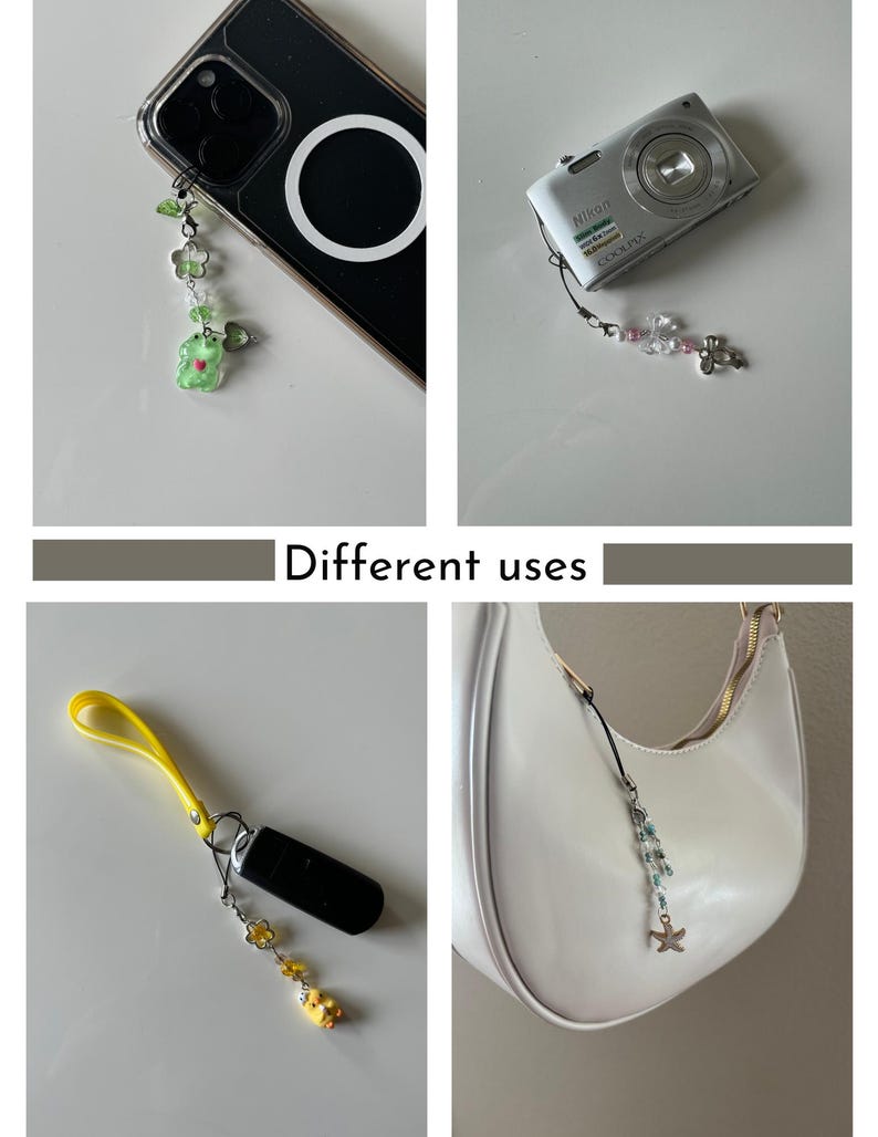 Emo Black Circle Oval Star Y2k Phone Charm/keychain (black, Grey, and ...