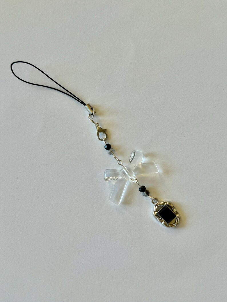 Emo Black Circle Oval Star Y2k Phone Charm/keychain (black, Grey, and ...