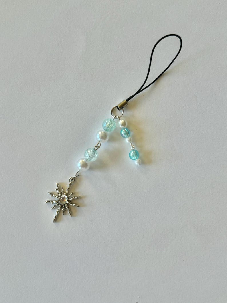 Blue Space Themed Assortment Phone Charm/keychain (three Star Styles ...