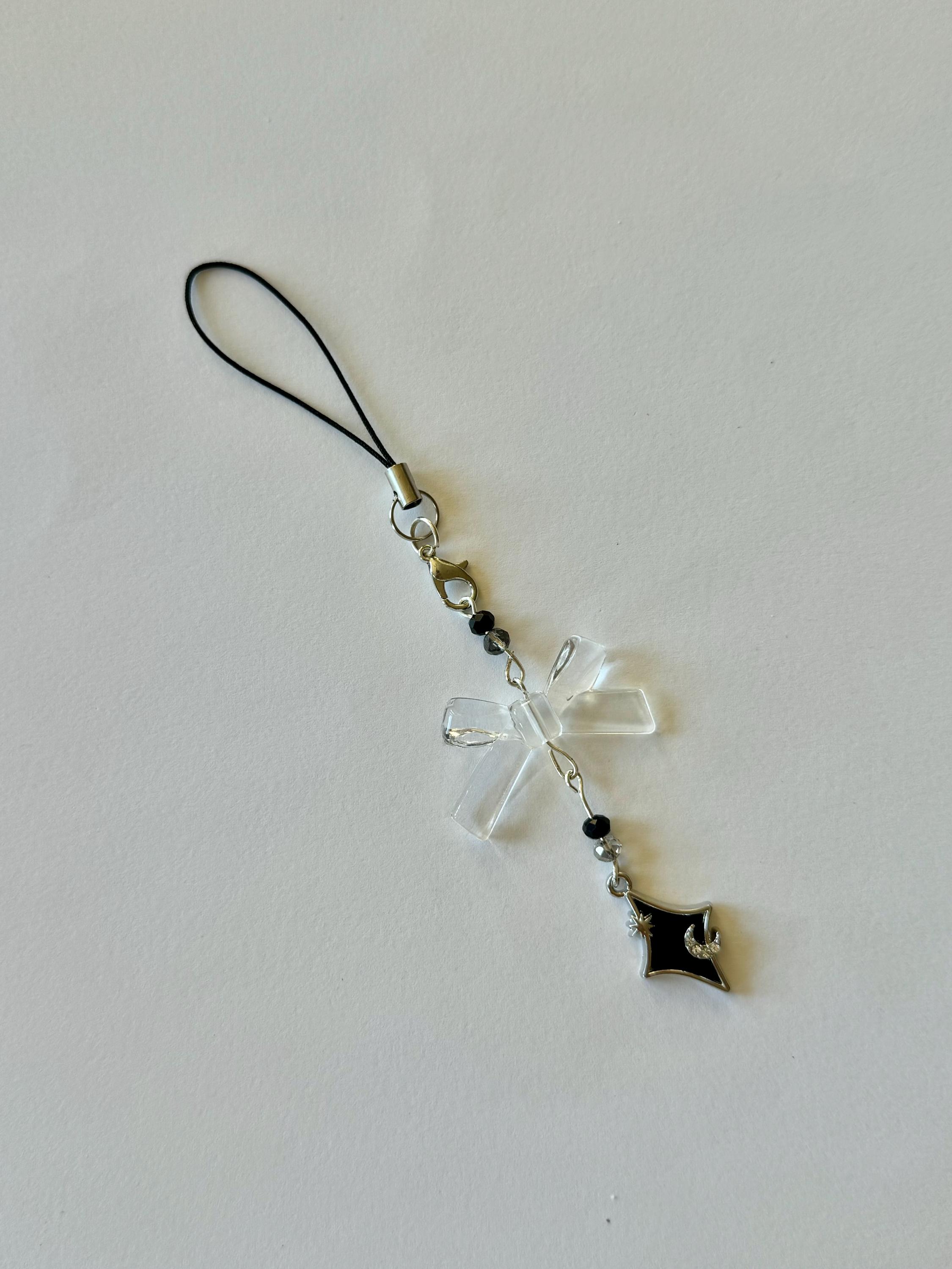 Emo Black Circle Oval Star Y2k Phone Charm/keychain (black, Grey, and ...