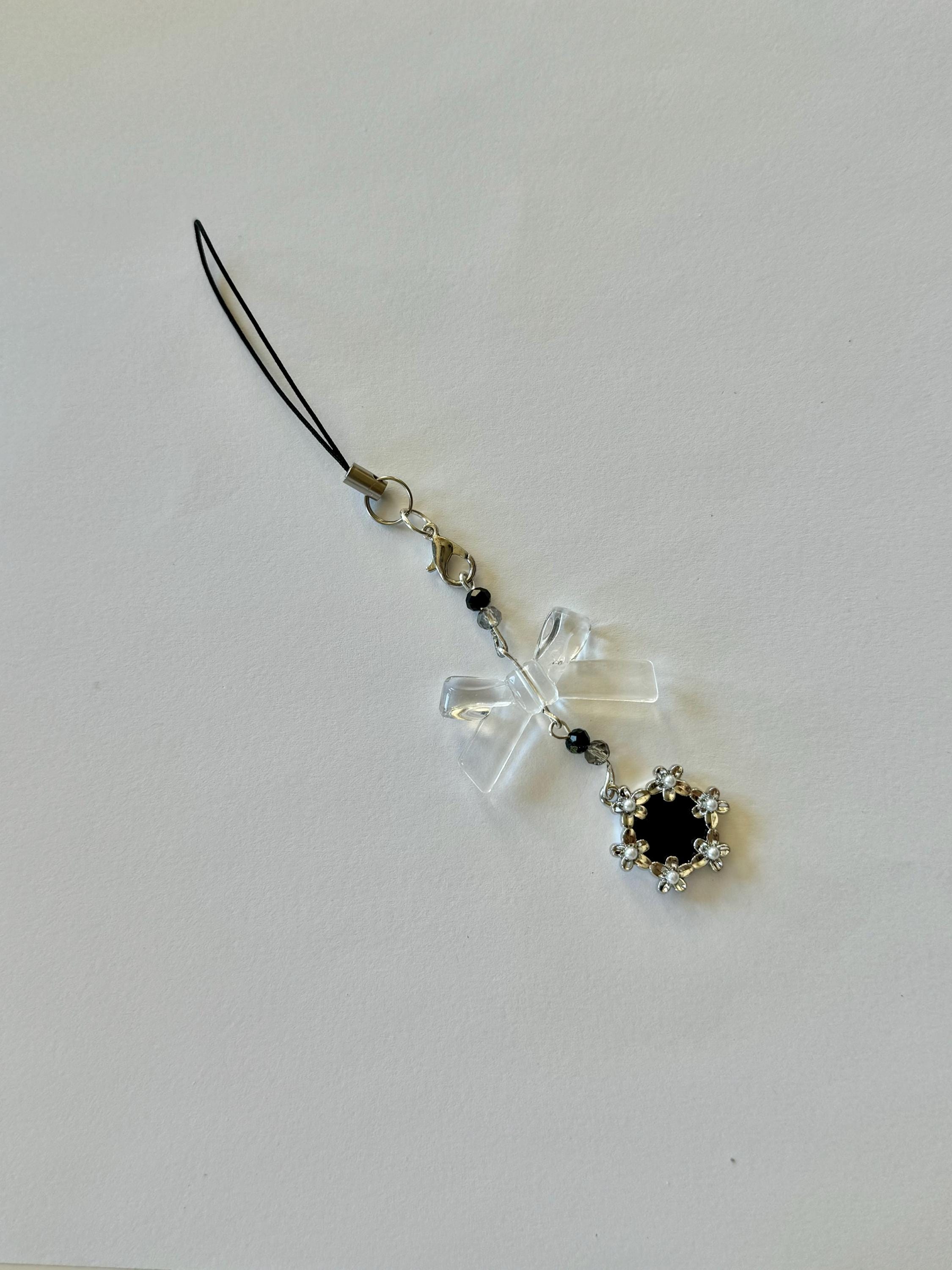 Emo Black Circle Oval Star Y2k Phone Charm/keychain (black, Grey, and ...