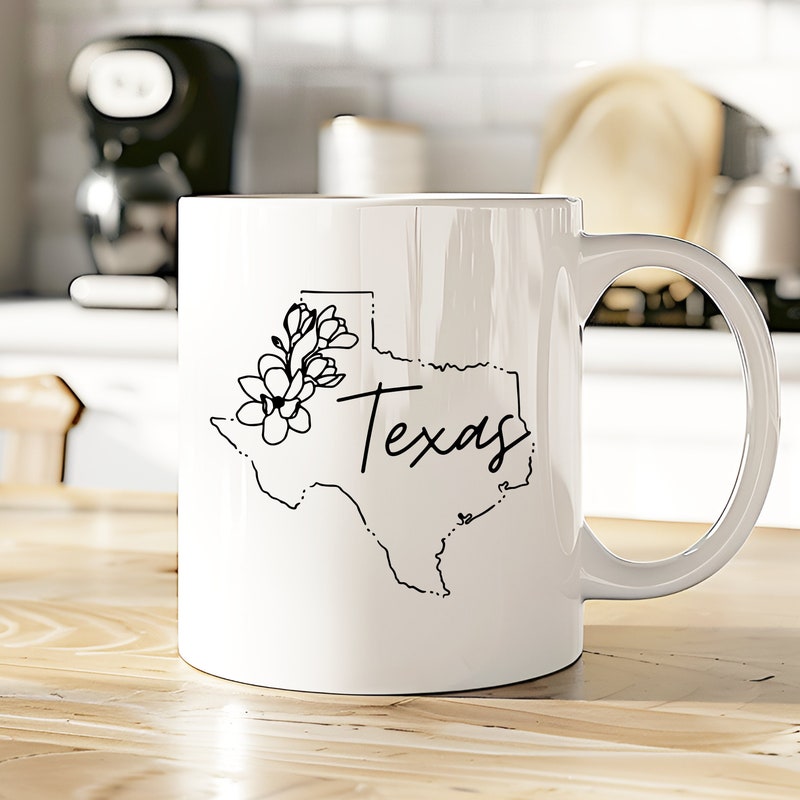 Texas Mug - Etsy