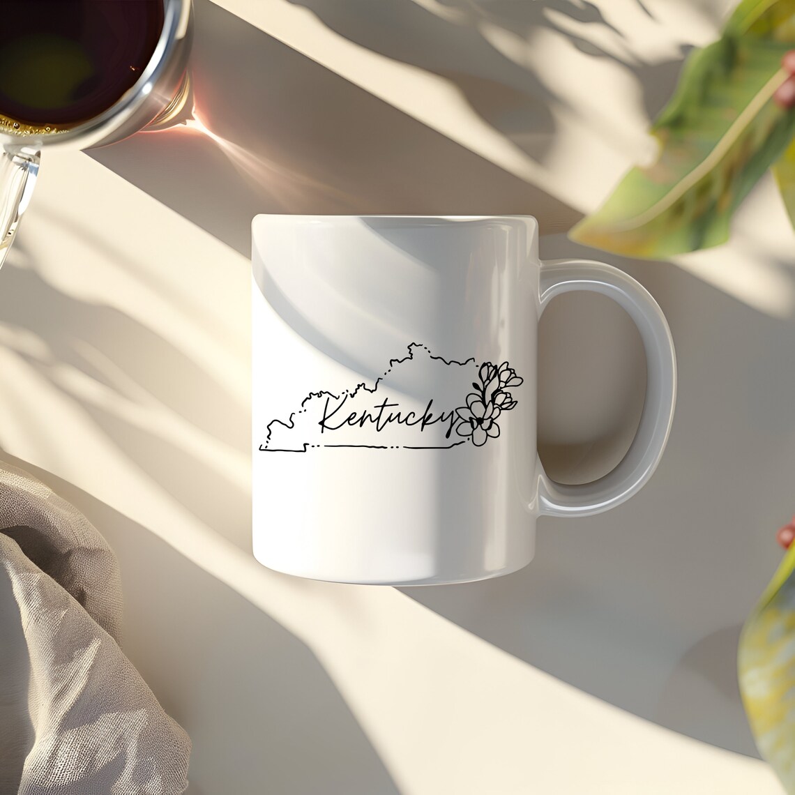 Kentucky Mug | KY Coffee Cup | KY State Tea Cup | State Map Gift | View ...