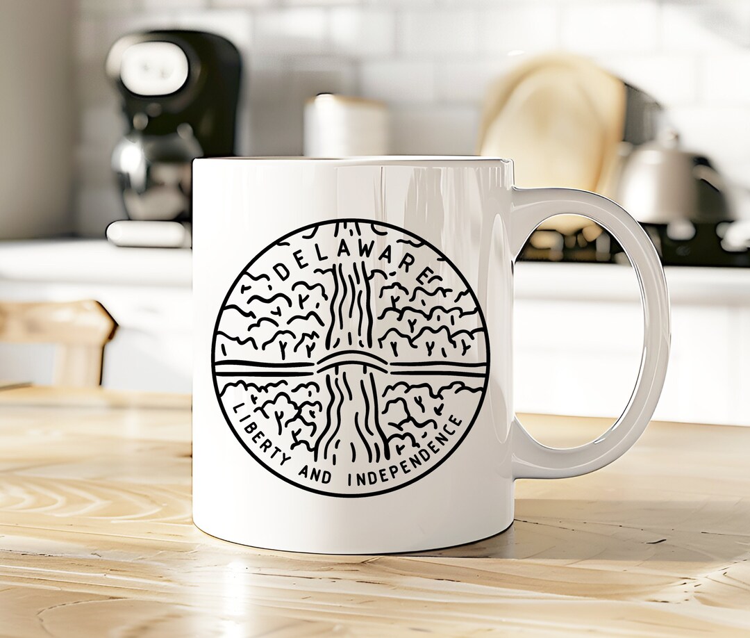 Delaware State Motto Coffee Mug | DE Gift - Etsy