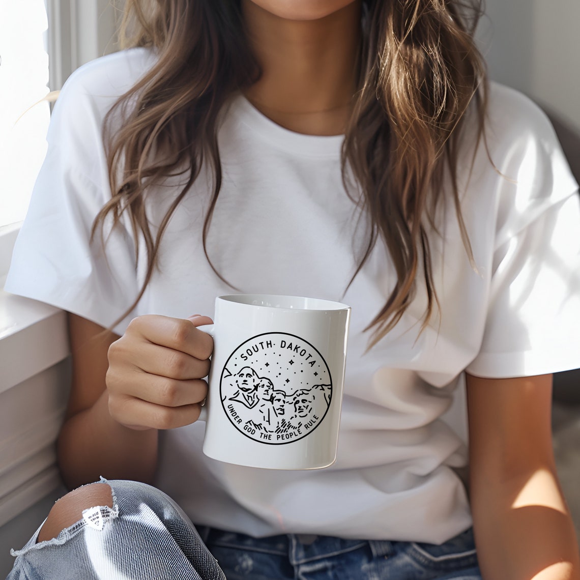 South Dakota Mug | SD Coffee Cup | SD State Tea Cup | State Motto Gift ...