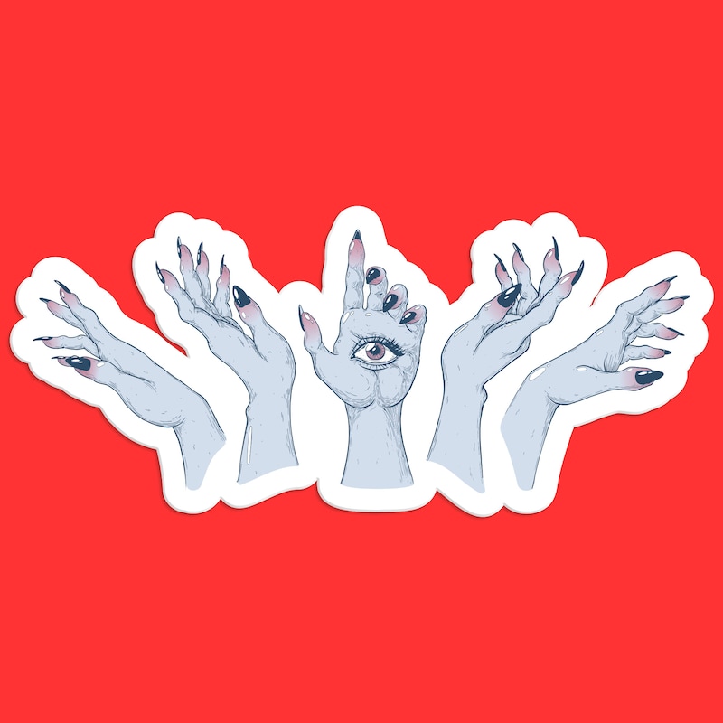 Hand Cut Stickers - Etsy