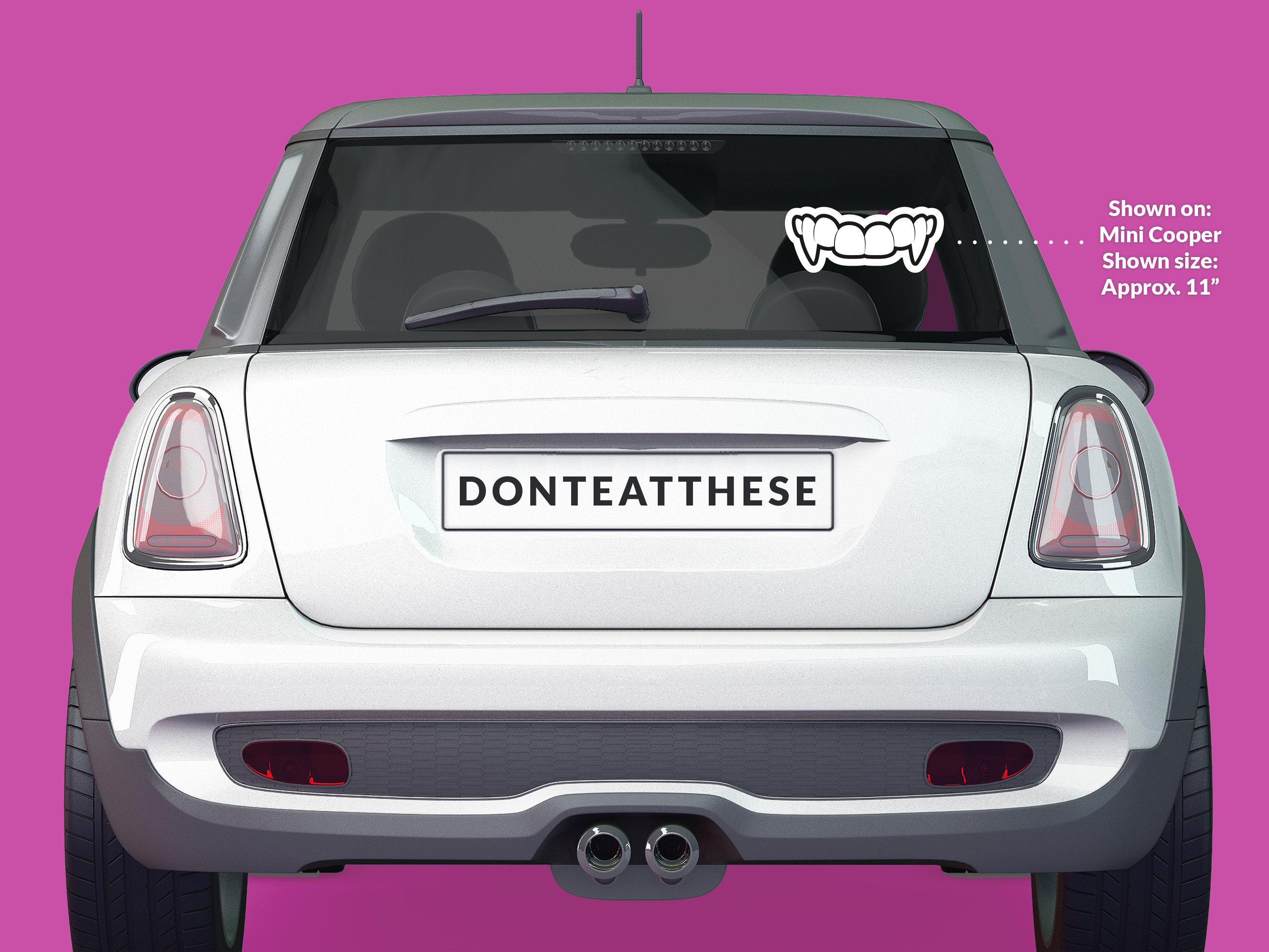 Vampire Teeth Sticker Gothic Halloween Decor, Vampire Fangs - Etsy