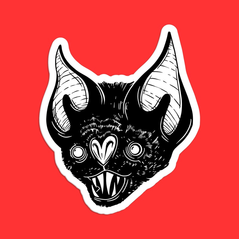 Creepy Stickers - Etsy