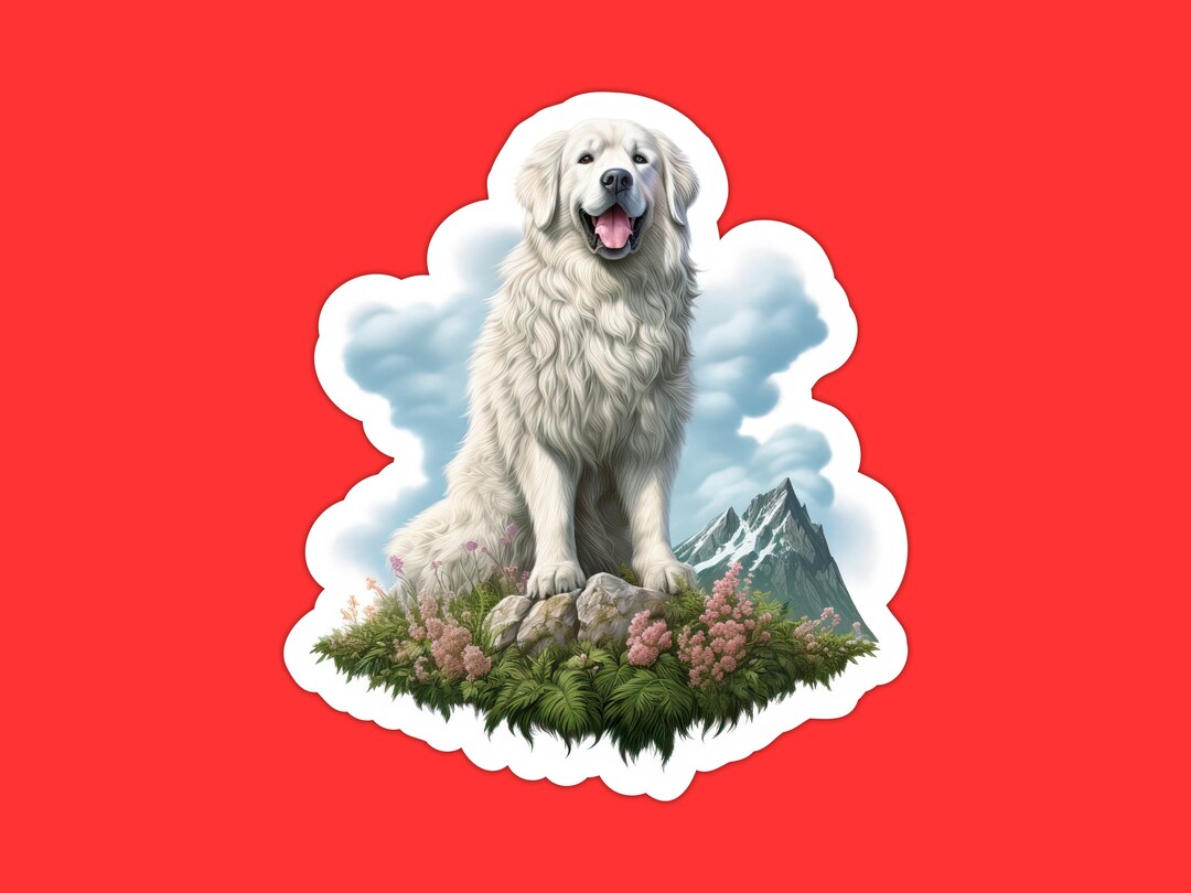 Great Pyrenees Dog Sticker - Etsy