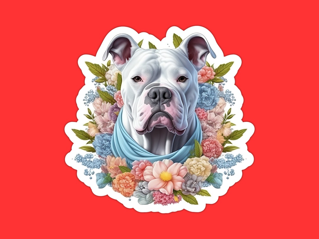 American Bulldog Dog Sticker - Etsy