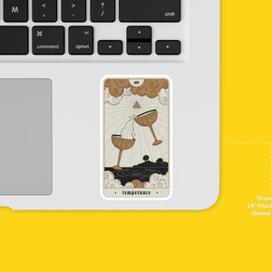 Temperance Tarot Card Sticker: Mystical Occult Design - Etsy