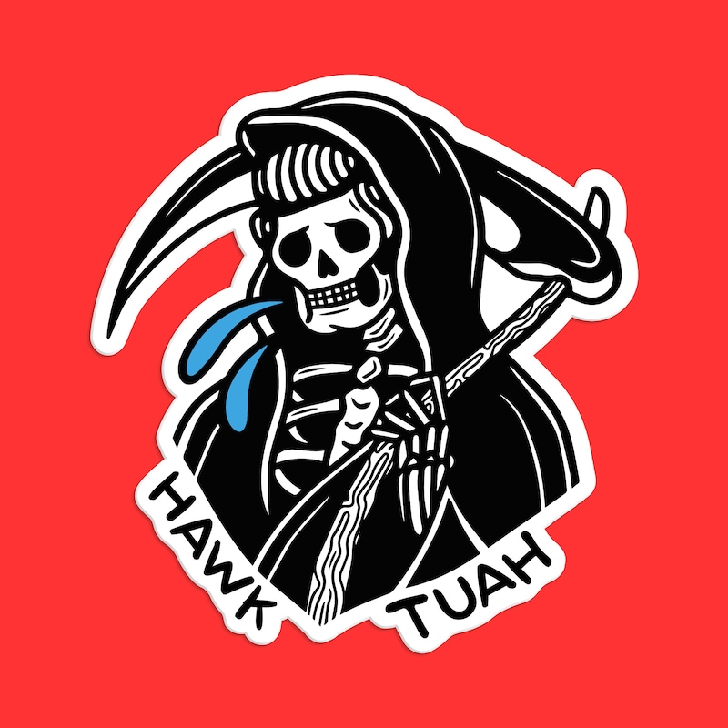 Hawk Tuah Sticker - Etsy