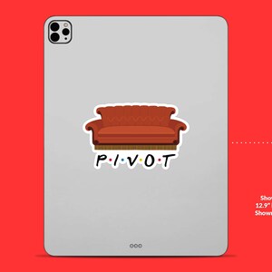 Pivot Couch Sticker, Funny TV Show Quote Decal, Sitcom Humor Sticker - Etsy