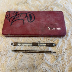 Starrett No. 124 Vintage Micrometer Set 9 Rods! *rare Collection* 3 - Etsy