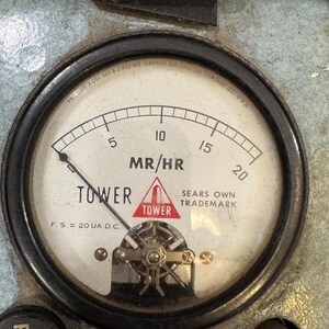 Vintage Sears Tower Model 6157 GM Meter (ca. 1954-1960) Geiger Counter ...