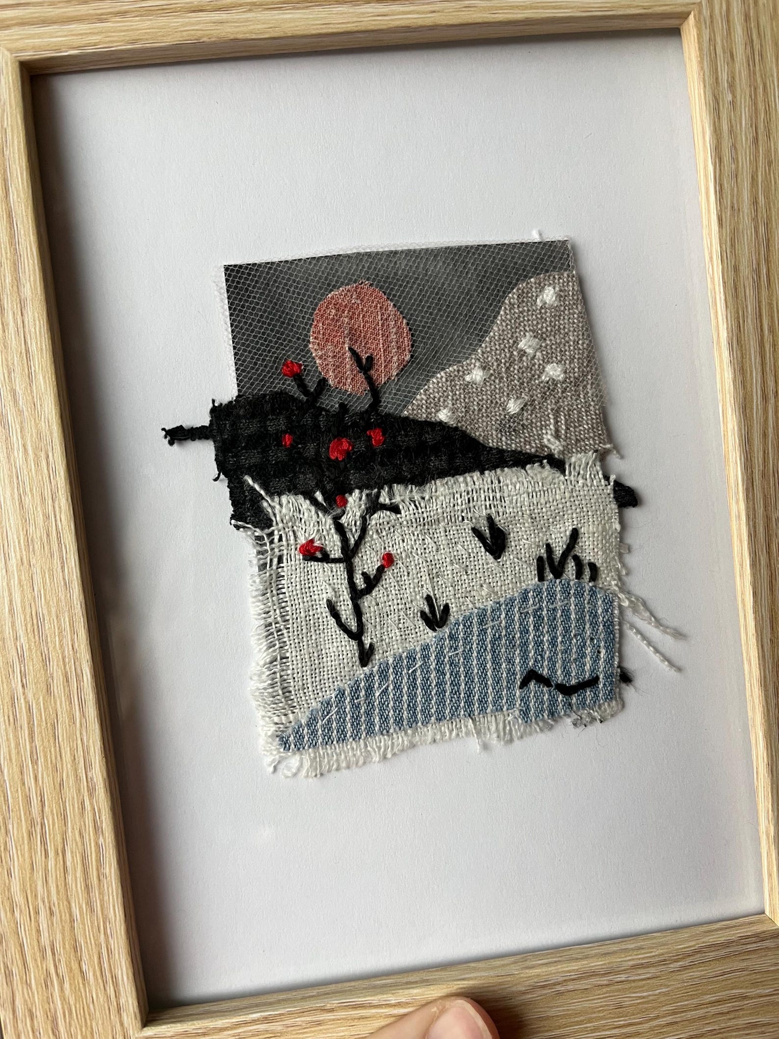 Original Framed Textile Wall Art - Etsy