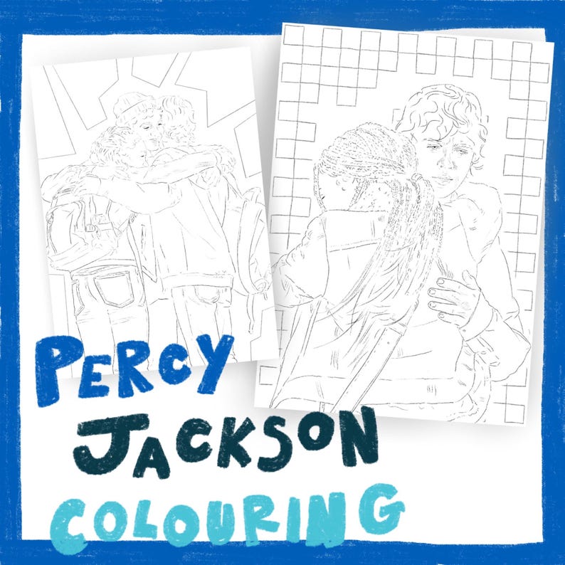 Percy Jackson and the Olympians Coloring Printables, Poster, Annabeth ...