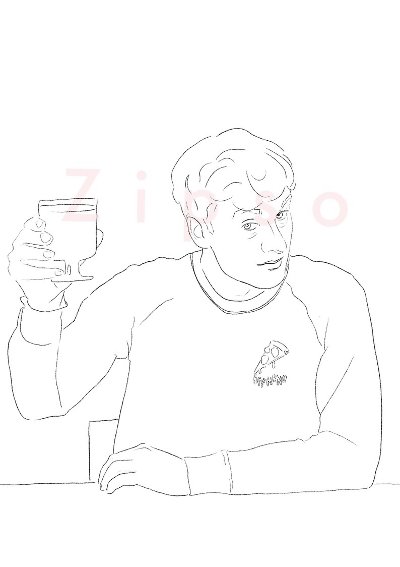 James Acaster Coloring Printables, Poster, Stand up Comedy, British ...