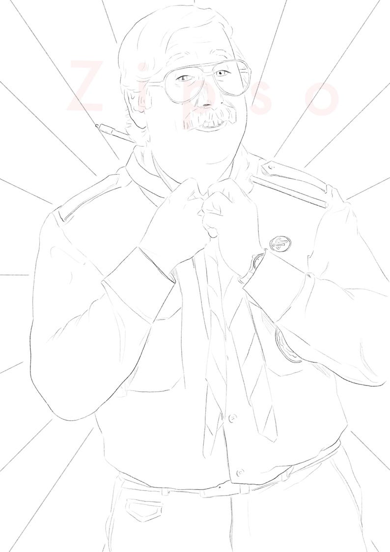 BBC Ghosts Coloring Printables, Poster, the Captain, Kitty, Robin, the ...