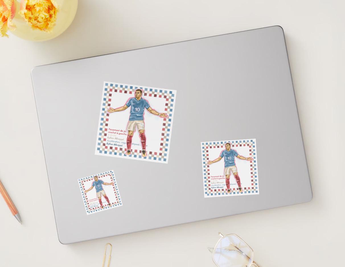 Kylian Mbappé Print, Mbappe Poster, Gift, Football Present, Real Madrid ...