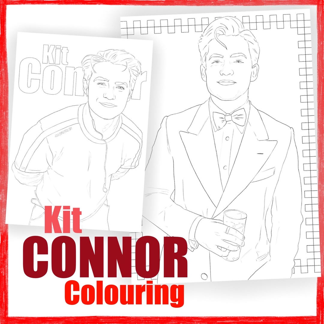 Kit Connor Coloring Printables, Pages, Poster, Nick Nelson ...