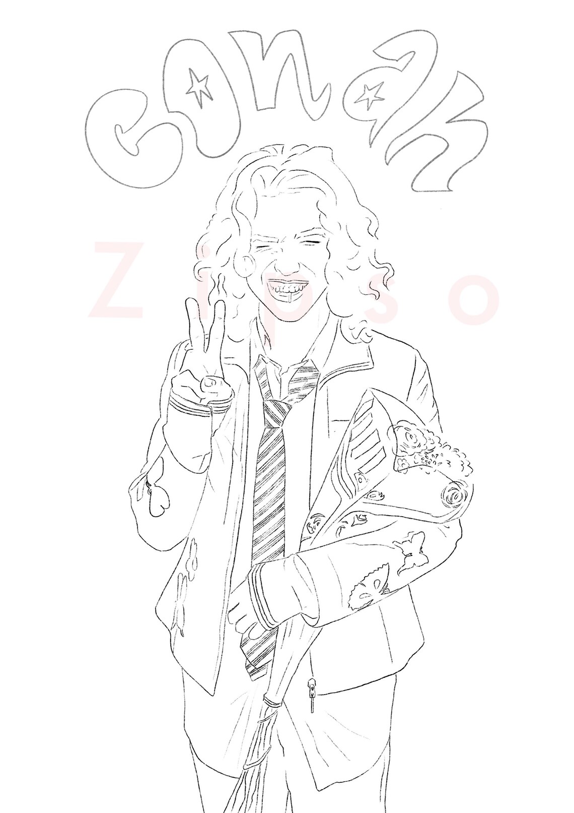 Conan Gray Coloring Printables, Conan Gray Poster, Superache, Kid Krow ...