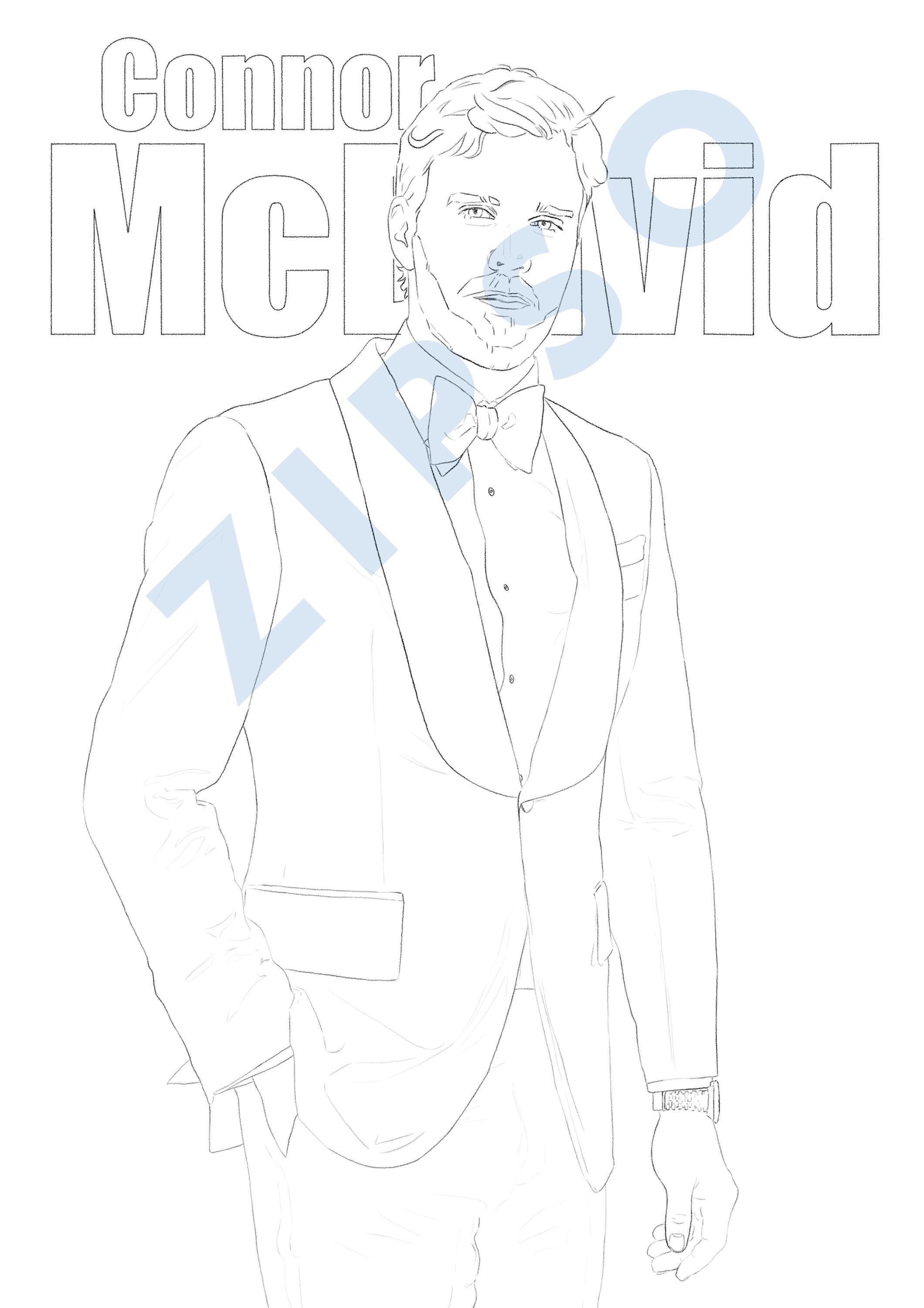 Connor Mcdavid Coloring Printables, Pages, Poster, Toronto Maple Leafs ...