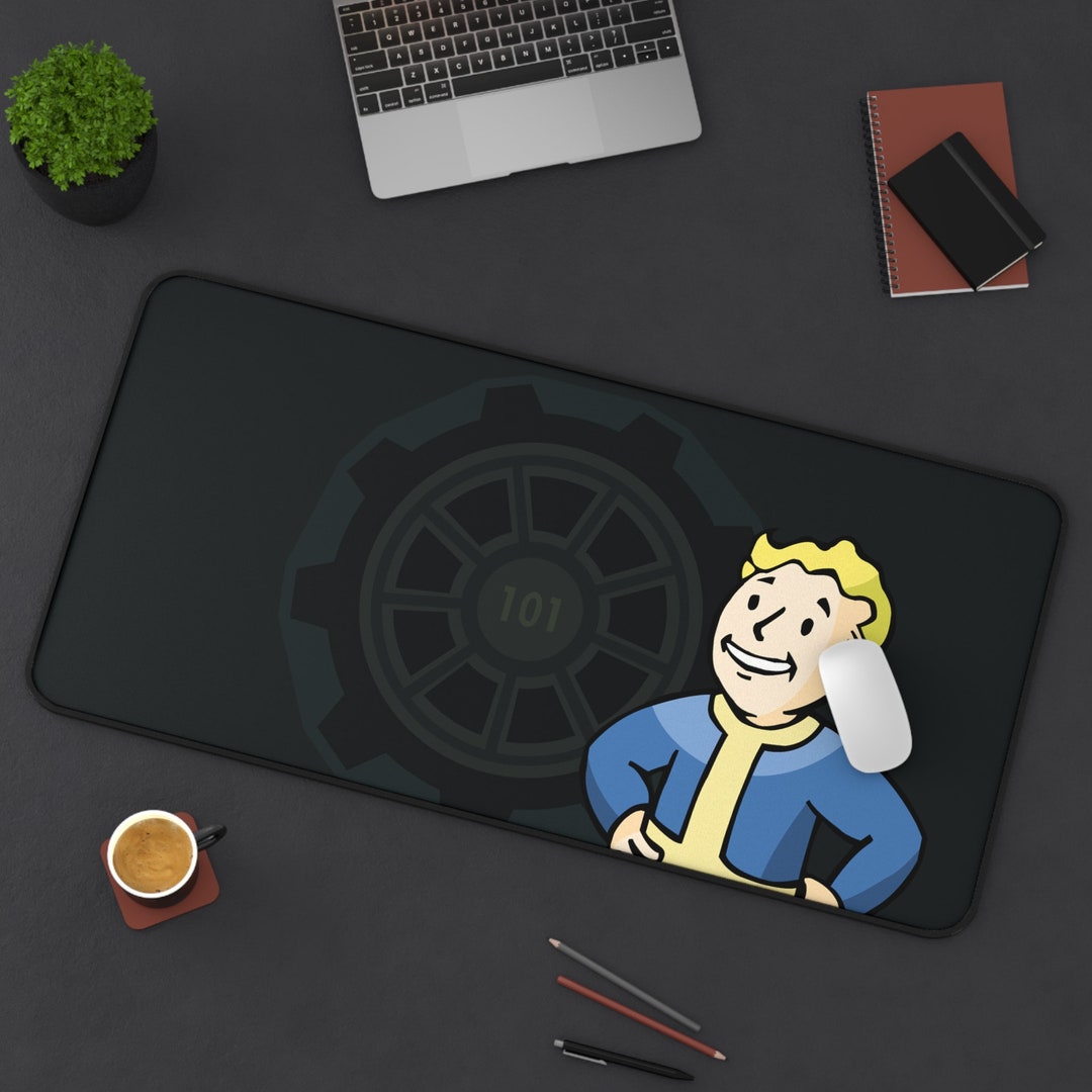 Fallout 101 Desk Mat, Fanny Gaming Mouse Mat, Keyboard Laptop Gaming ...