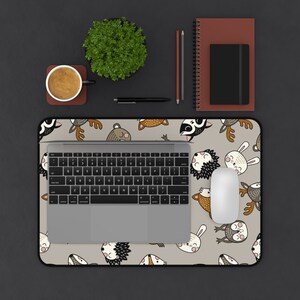 Cute Animals Desk Mat, Gaming Mouse Mat, Cute Keyboard Laptop Office ...