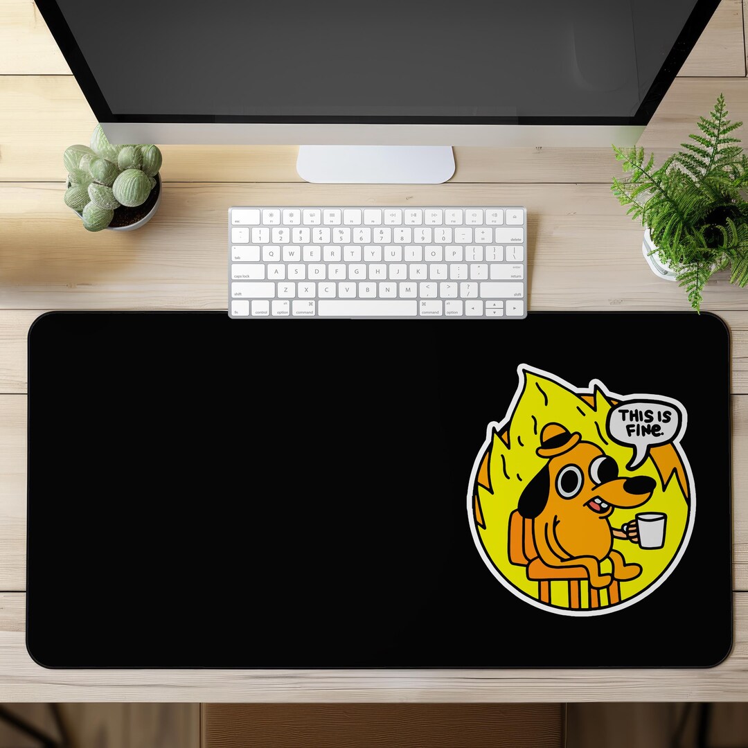 This is Fine Desk Mat, Fanny Gaming Mouse Mat, Keyboard Laptop Gaming ...