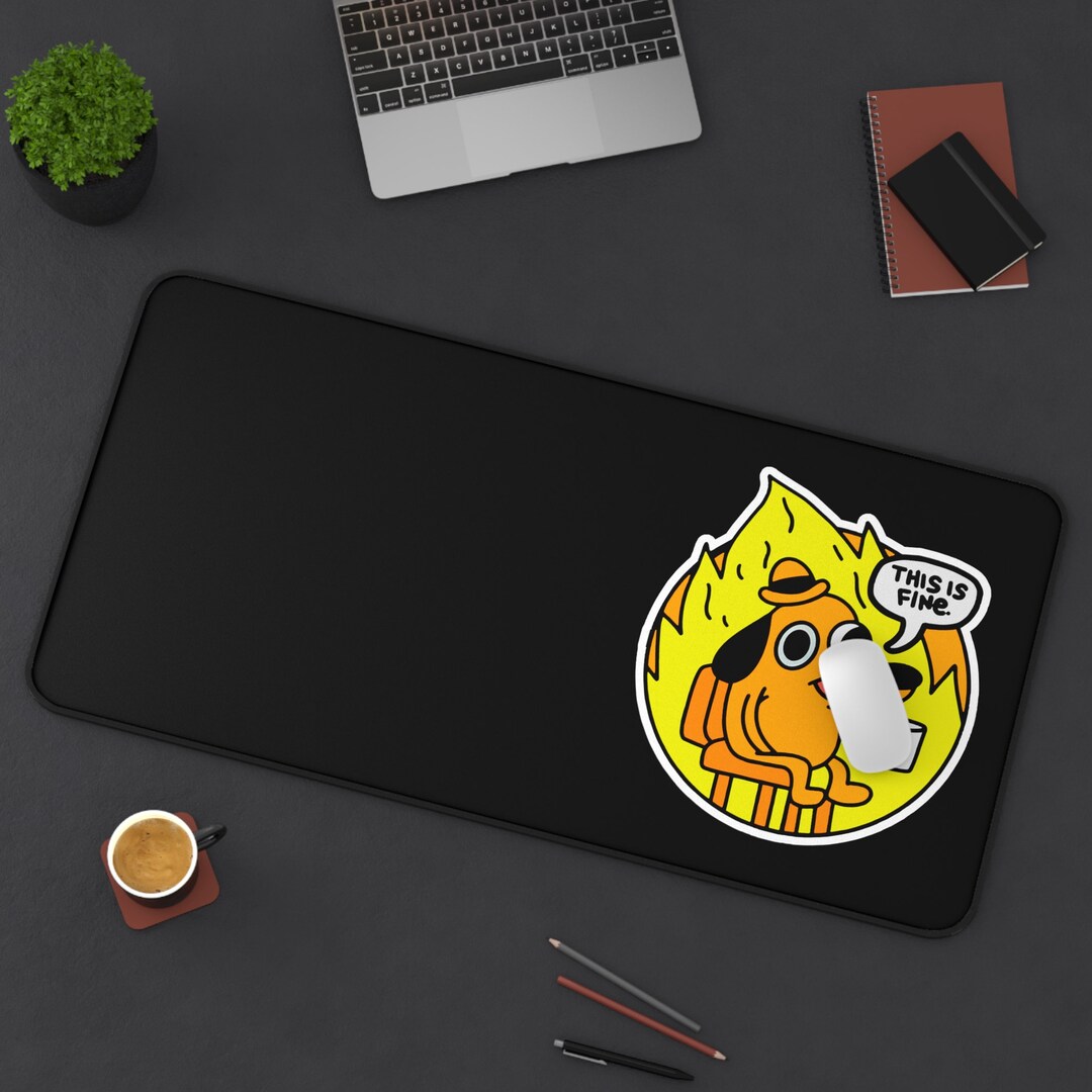 This is Fine Desk Mat, Fanny Gaming Mouse Mat, Keyboard Laptop Gaming ...