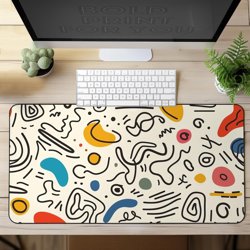 Mid Century Mouse Pad - Etsy