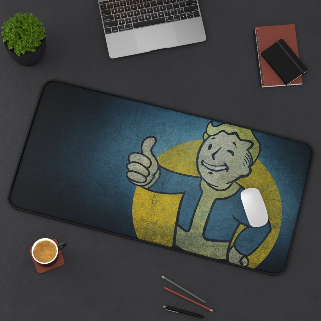 Fallout Desk Mat, Funny Gaming Mouse Mat, Keyboard Laptop Gaming Desk ...