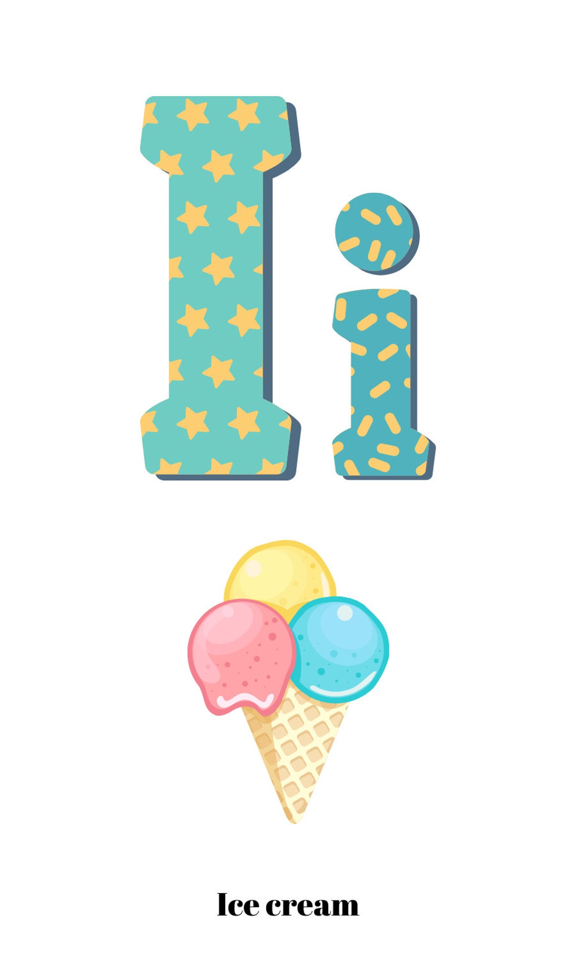 Alphabet Flashcards Featuring Everyday Objects A to Z Printables Kids ...