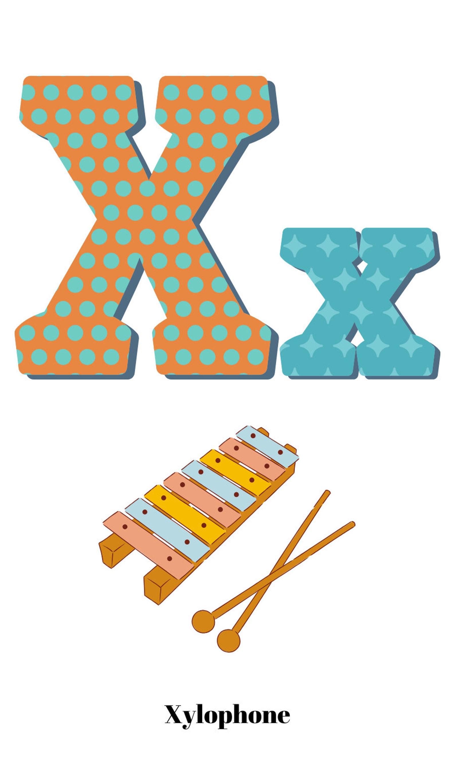 Alphabet Flashcards Featuring Everyday Objects A to Z Printables Kids ...