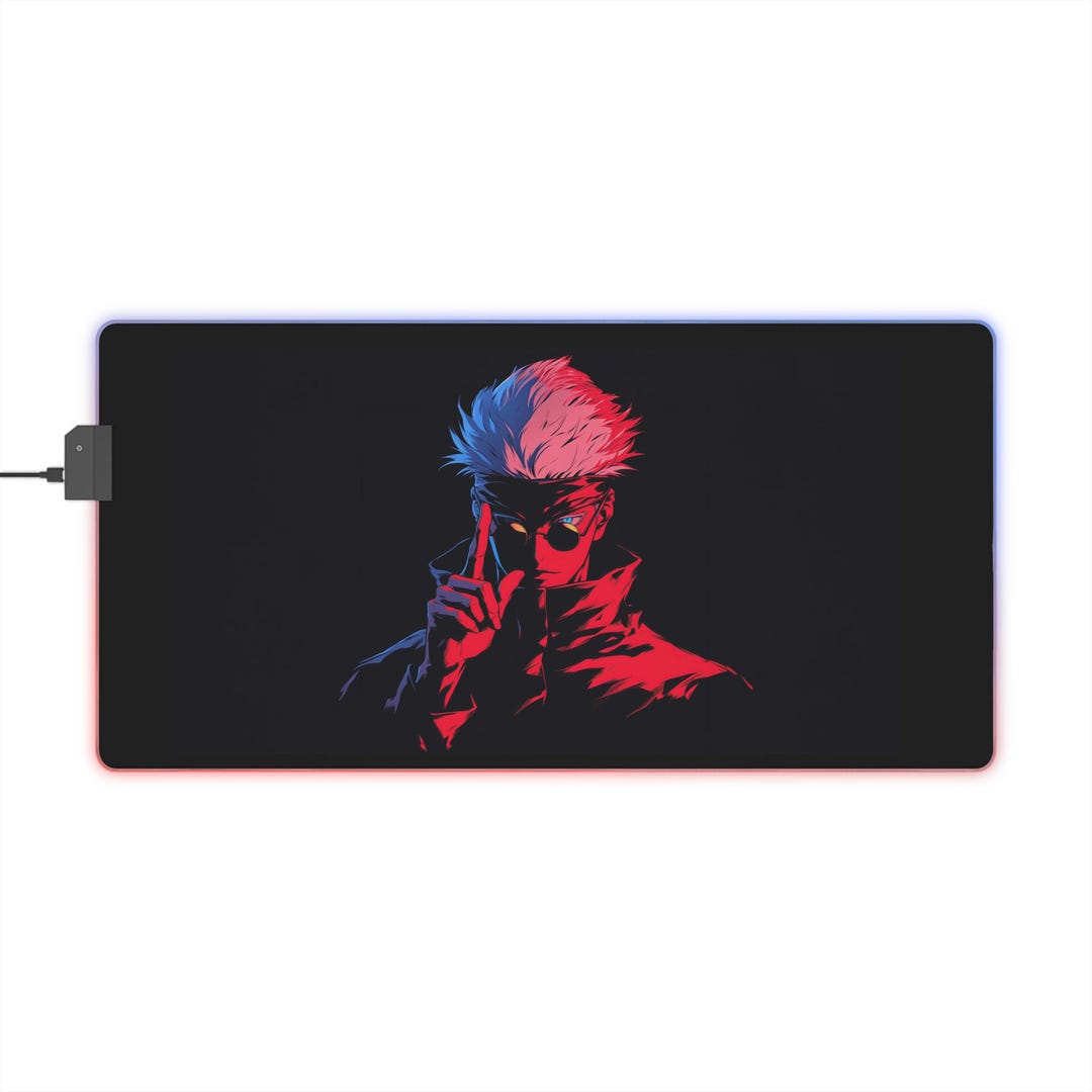 LED Gojo Gaming Mouse Pad - Etsy