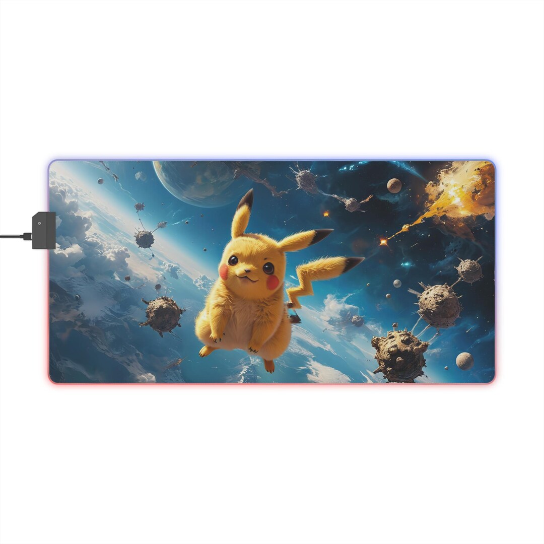 LED Pokemon Gaming Mouse Pad - Etsy