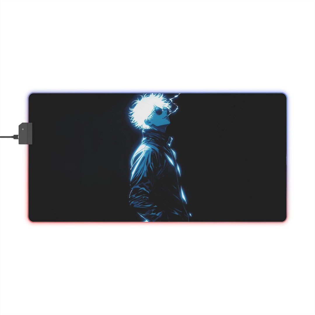 Gojo Jujutsu Kaisen LED Gaming Mouse Pad - Etsy