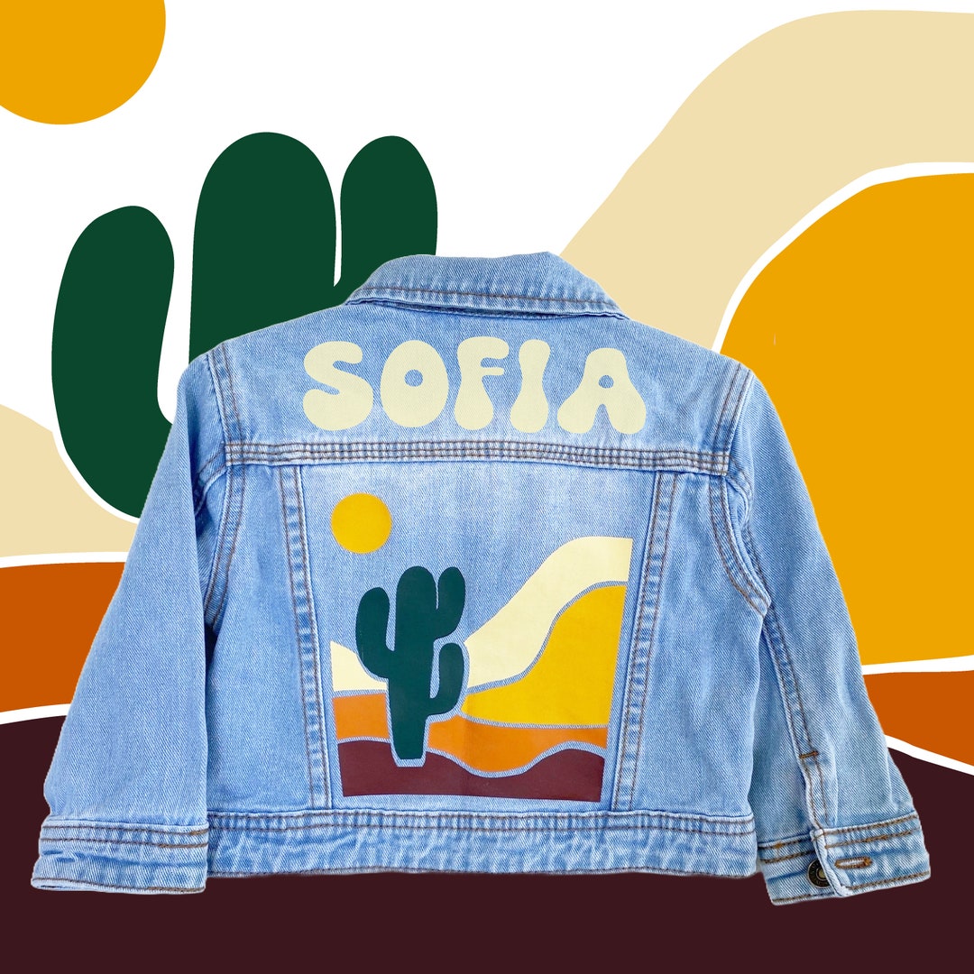 Arizona Jacket Personalized Babies Toddlers Kids Denim Cotton Jacket ...